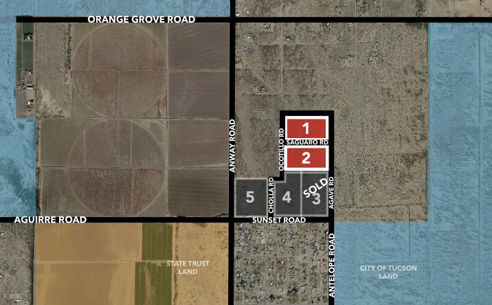 NEC of Anway and Sunset Roads in Avra Valley, Marana, AZ 85653 | Crexi.com