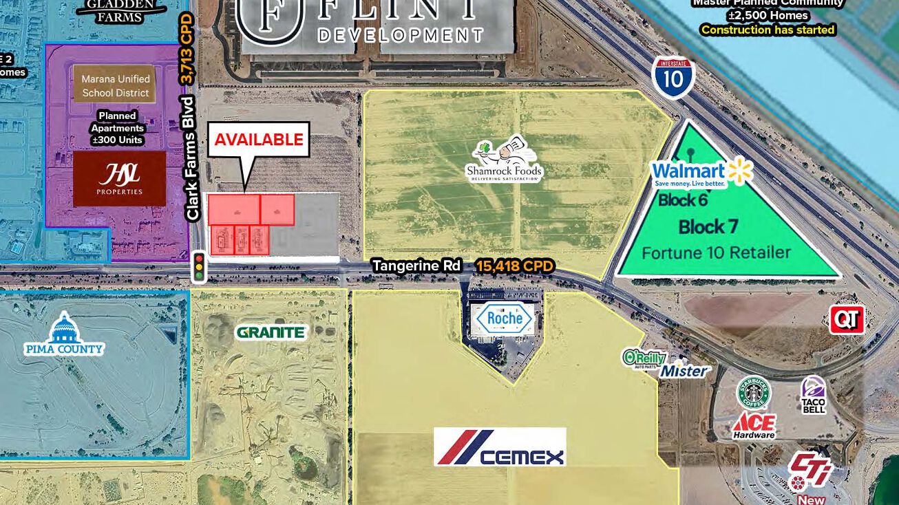 NEC of Tangerine Rd & Clark Farms Blvd, Marana, AZ 85653 | Crexi.com