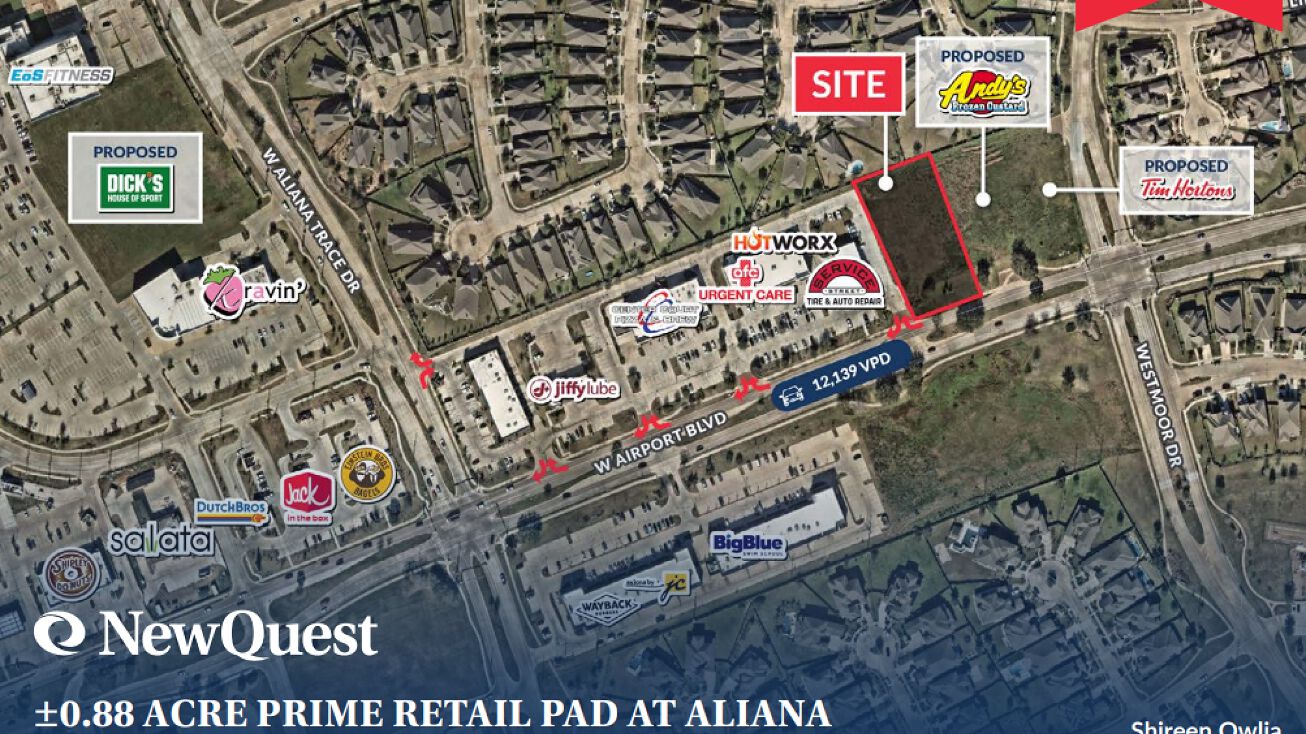 W Airport Blvd & W Aliana Trace Dr, Aliana, TX 77407 | Crexi.com