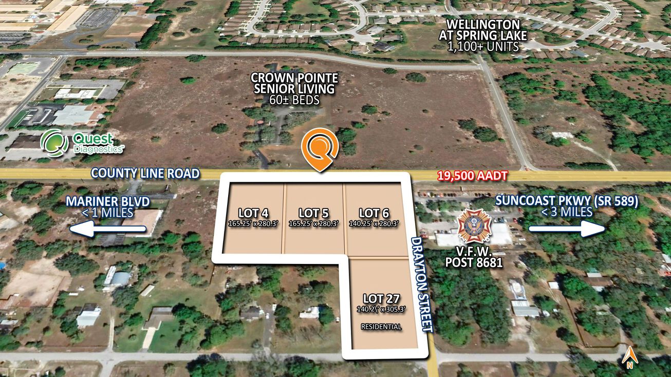 SWC County Line Rd (578) and Drayton St, Brooksville, FL 34610 | Crexi.com