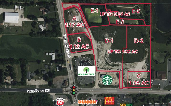 Corner of Ste Rte 173 & Green Bay Rd, Zion, IL 60064 | Crexi.com