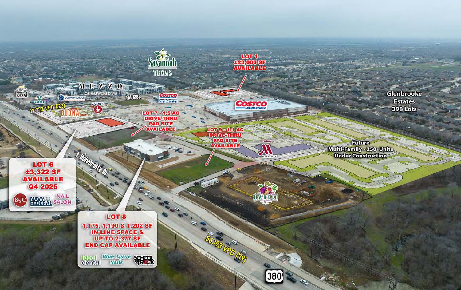 NEC OF US 380/UNIVERSITY BLVD & FM 1385 Prosper TX 75078 | Crexi.com