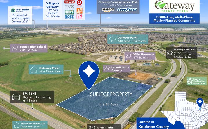 FM 1641 & Gateway Blvd, Forney, TX 75126, Forney, TX 75126 | Crexi.com