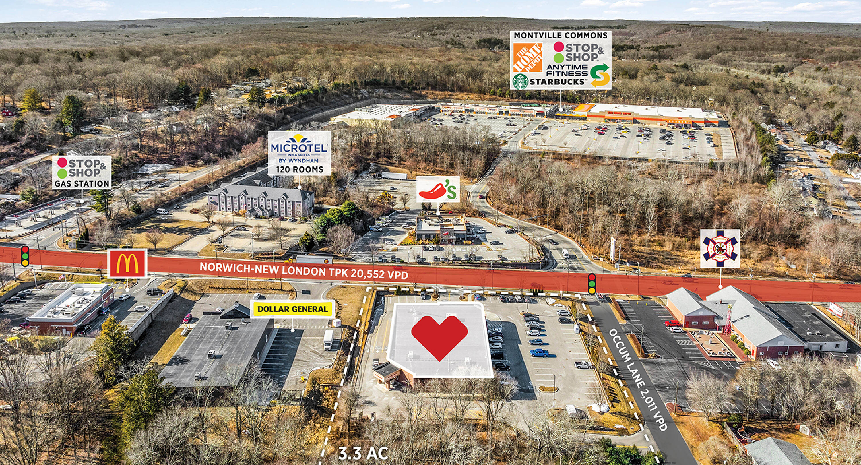 2005 Norwich-New London Turnpike, Montville, CT 06382 | Crexi.com