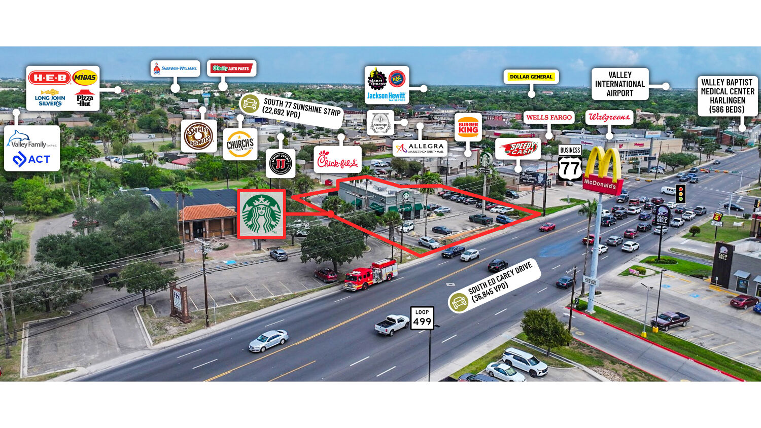 1521 N ED CAREY DR Harlingen TX 78550-8209 APN: 65580 | Crexi.com