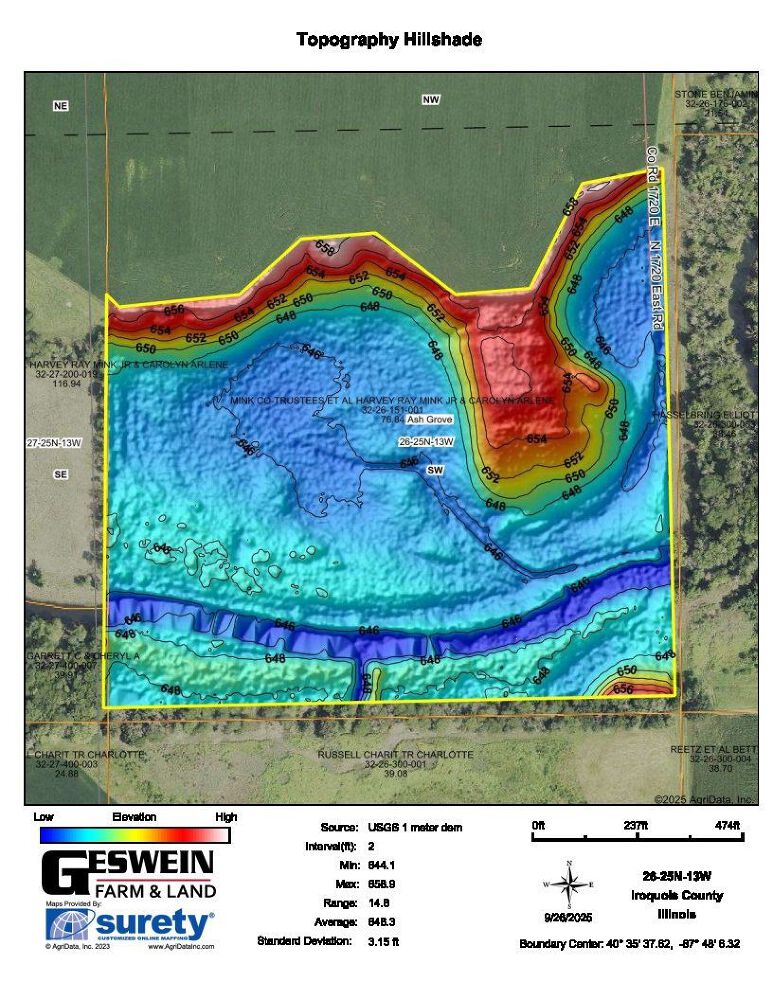25 +/- Acres Fenced in Pasture on Mud Creek, Sheldon, IL 60966 | Crexi.com