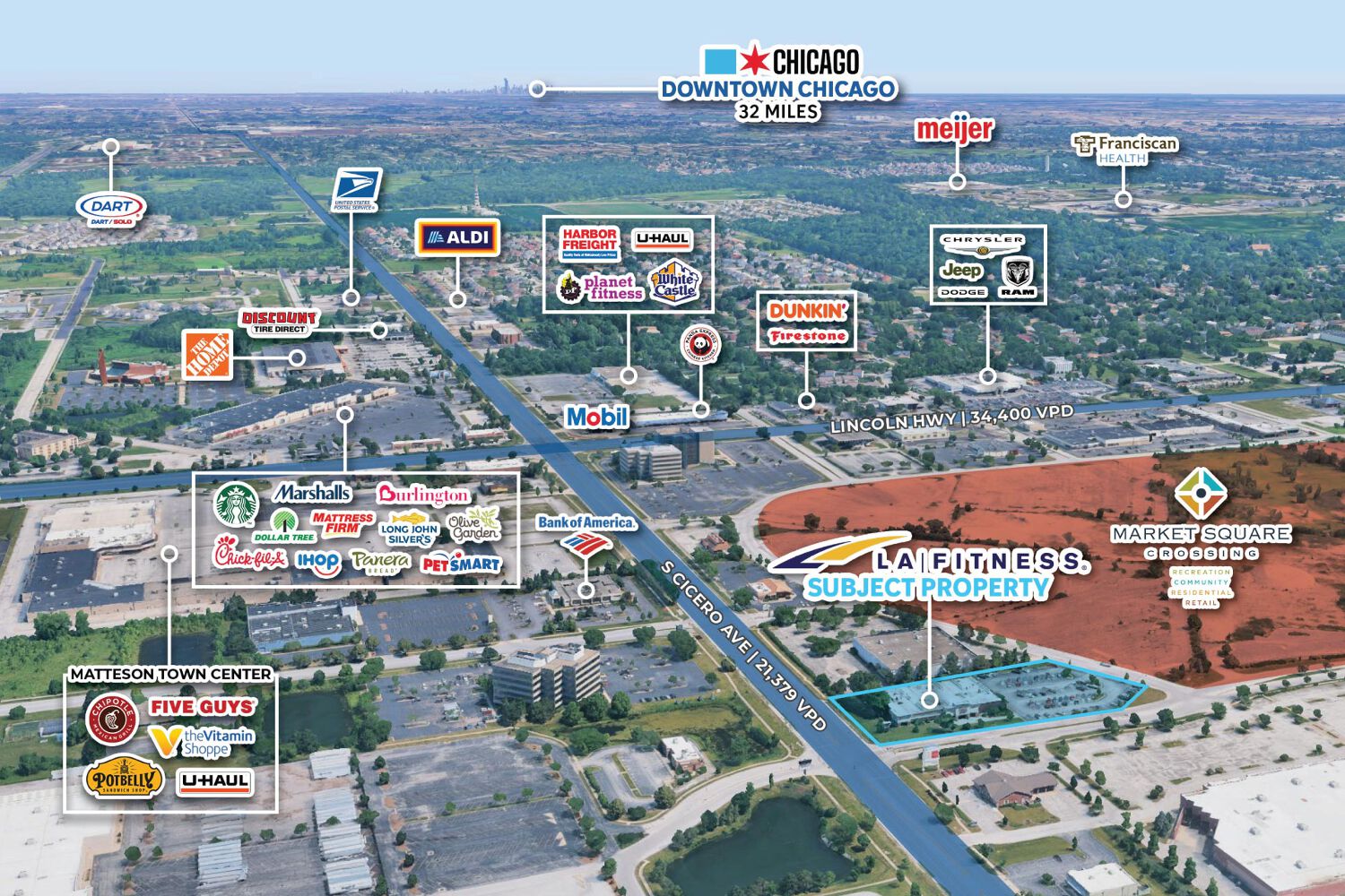 4701 Lincoln Mall Dr, Matteson, IL 60443 | Crexi.com