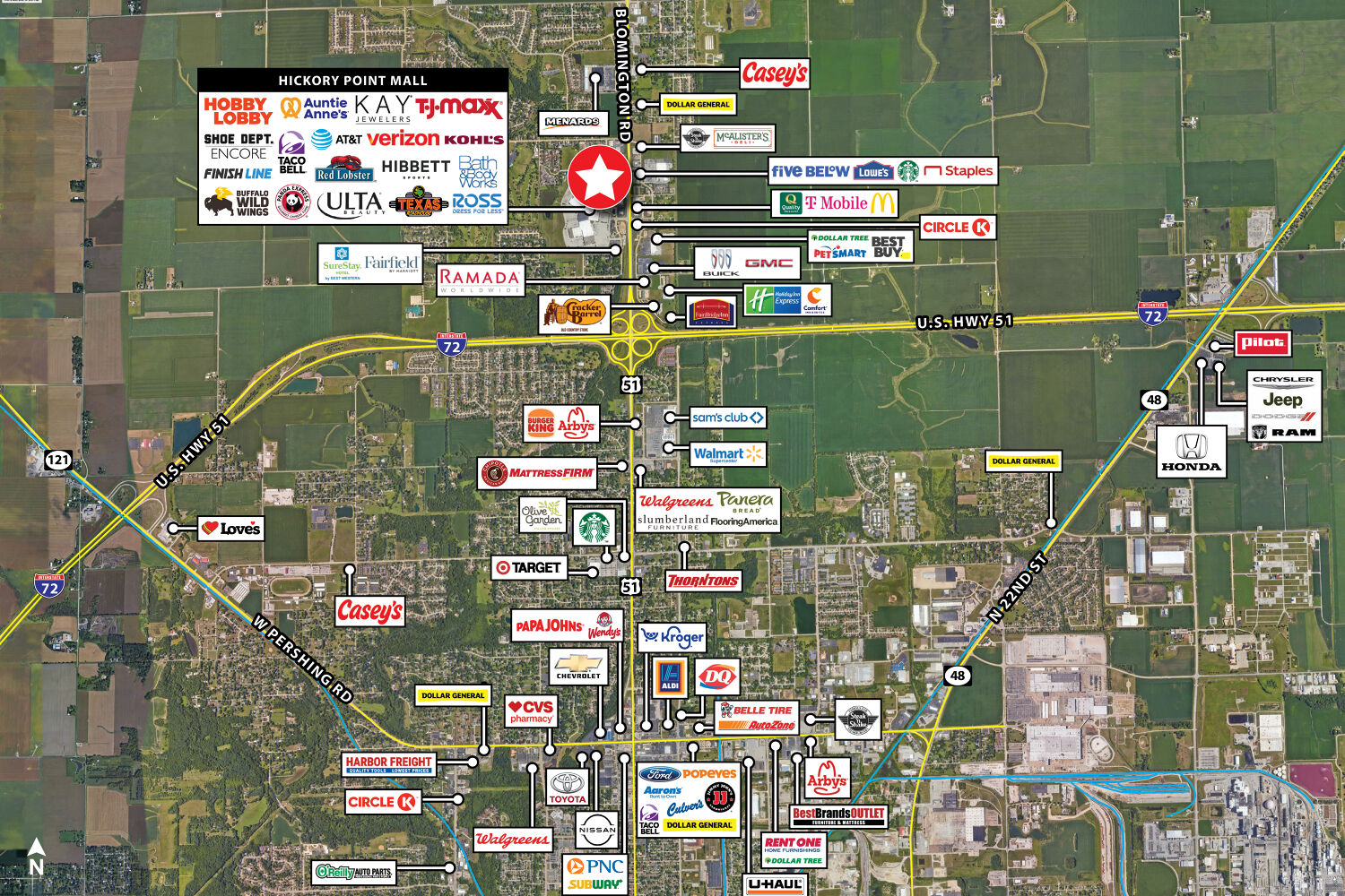 1240 Hickory Point Mall, Forsyth, IL 62535 | Crexi.com