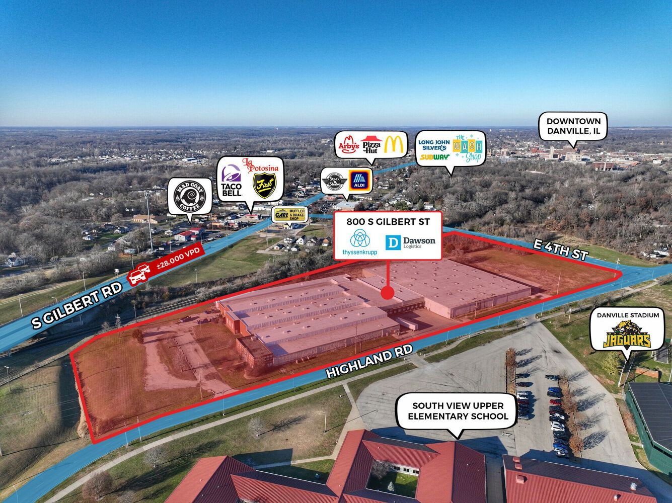 800 S Gilbert St, Danville, IL 61832 | Crexi.com