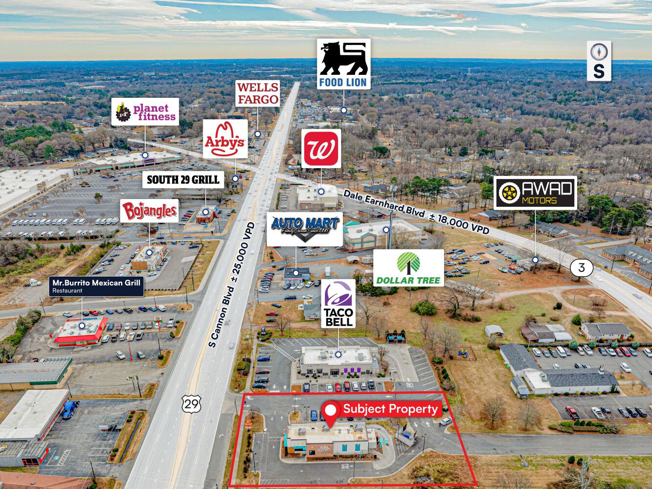 1110 S Cannon Blvd, Kannapolis, NC 28083 | Crexi.com