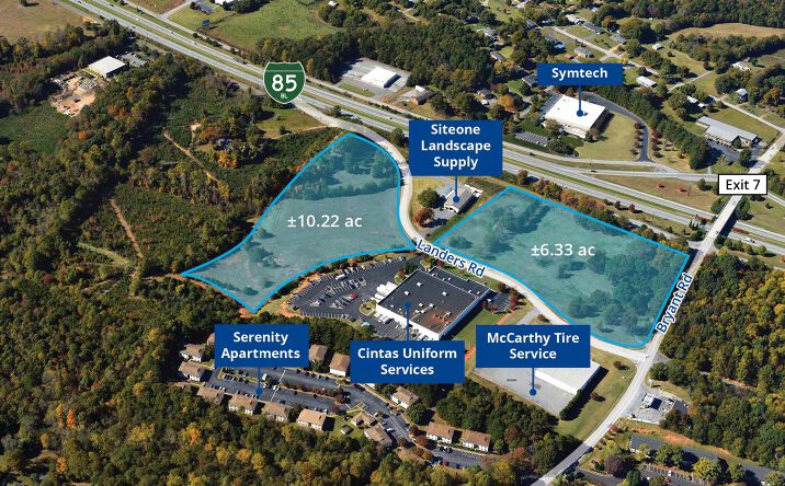 I-85 Business, Bryant and Landers Road, Spartanburg, SC 29303 ...