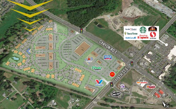 176th St E & Canyon Rd E, Frederickson, WA 98375 - Development Site ...