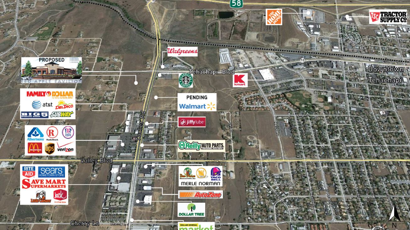 SWC Tucker Road & Red Apple Avenue, Tehachapi, CA 93561 | Crexi.com