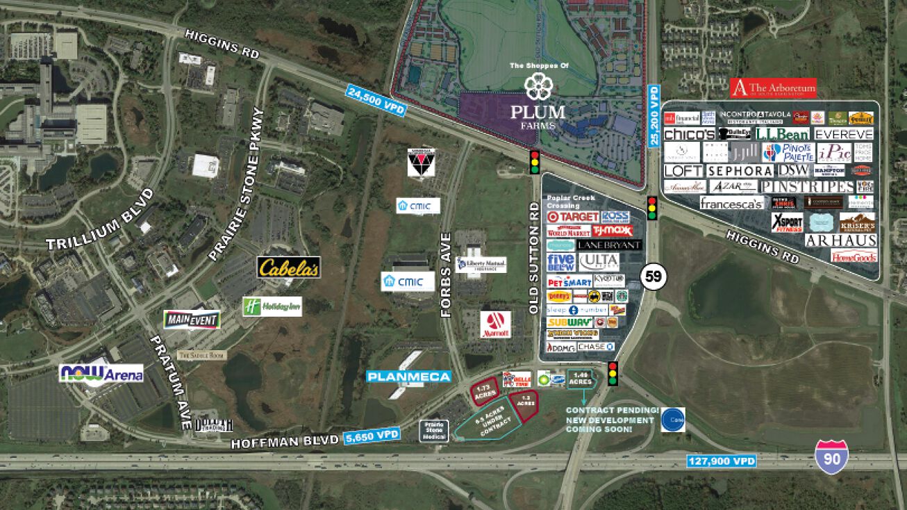 NWC of I-90 & Route 59, Hoffman Estates, IL 60192 | Crexi.com