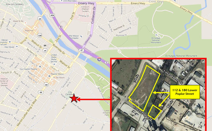 112 & 180 Lower Poplar Street, Macon, GA 31201 - Land for Sale - 112 ...