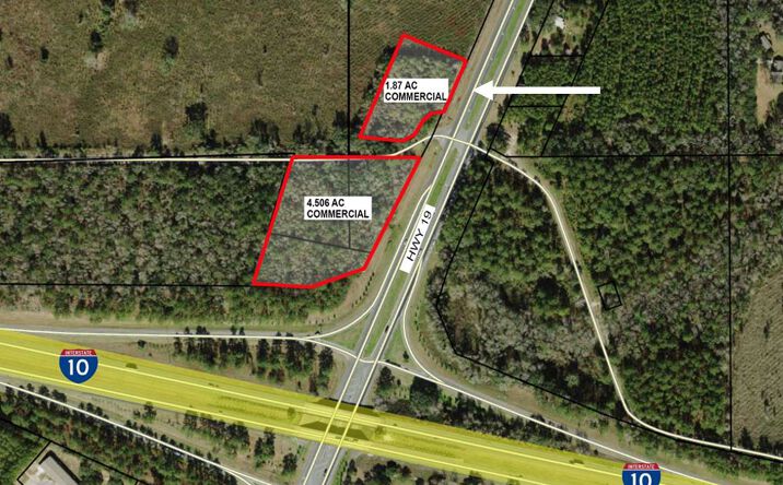 Hwy 19 and -10 interchange 4.49 acres, Monticello, FL 32344 | Crexi.com