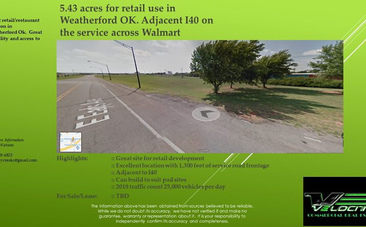 Weatherford, OK Commercial Real Estate for Sale | Crexi.com