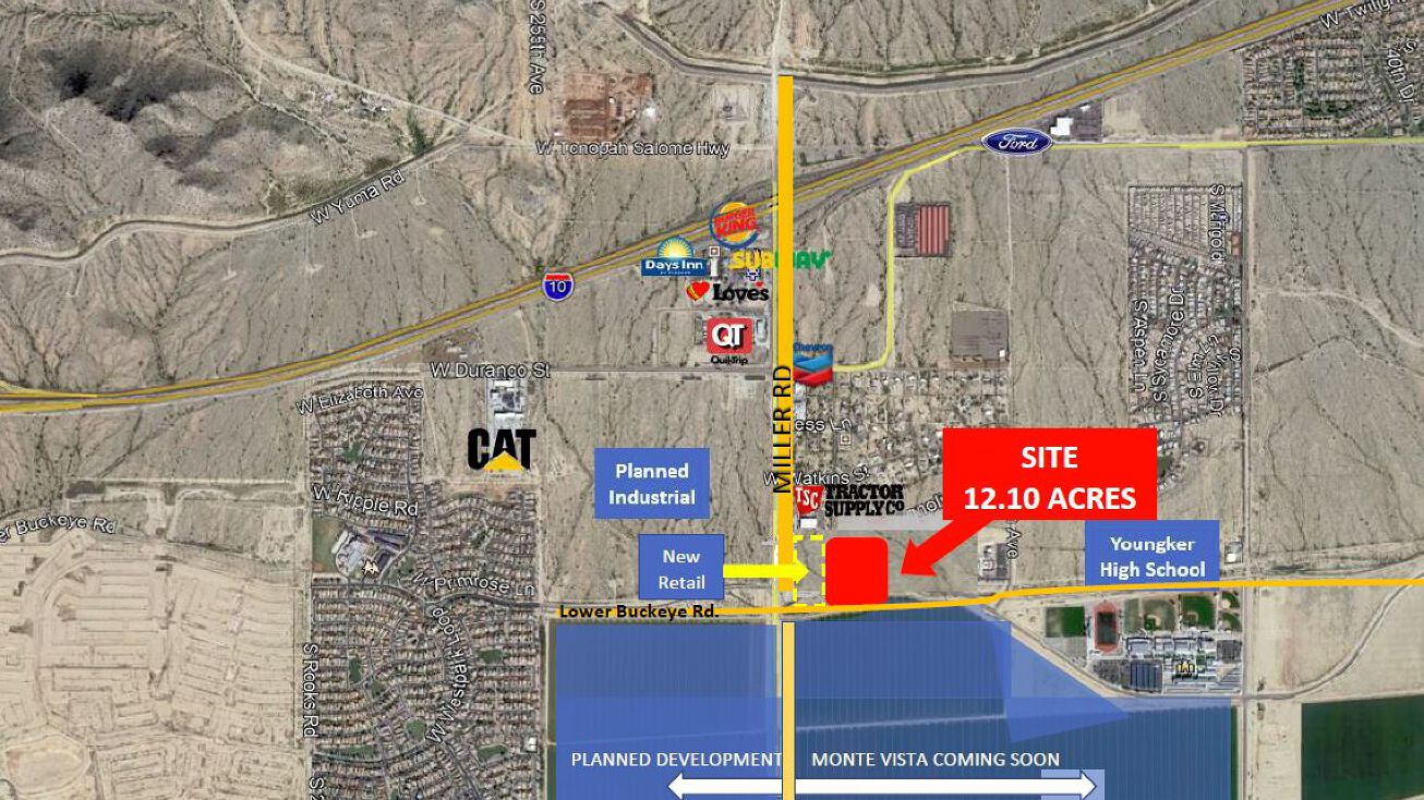 NEC of Miller Rd. and Lower Buckeye Rd., Buckeye, AZ 85326 | Crexi.com