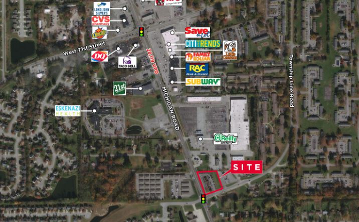 6881 N Michigan Road, Indianapolis, IN 46268 | Crexi.com