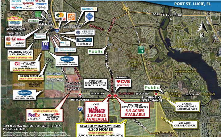 Becker Road & Port St. Lucie Blvd SW, Port Saint Lucie, FL 34953 ...