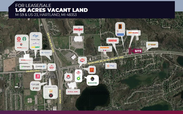 NEC M-59 & Fenton Road, Hartland, MI 48353 | Crexi.com