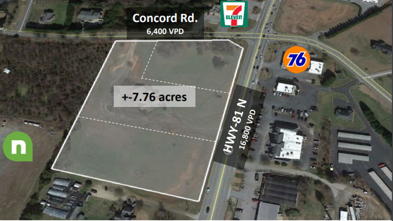 Concord Road & HWY-81, Anderson, SC 29621 | Crexi.com