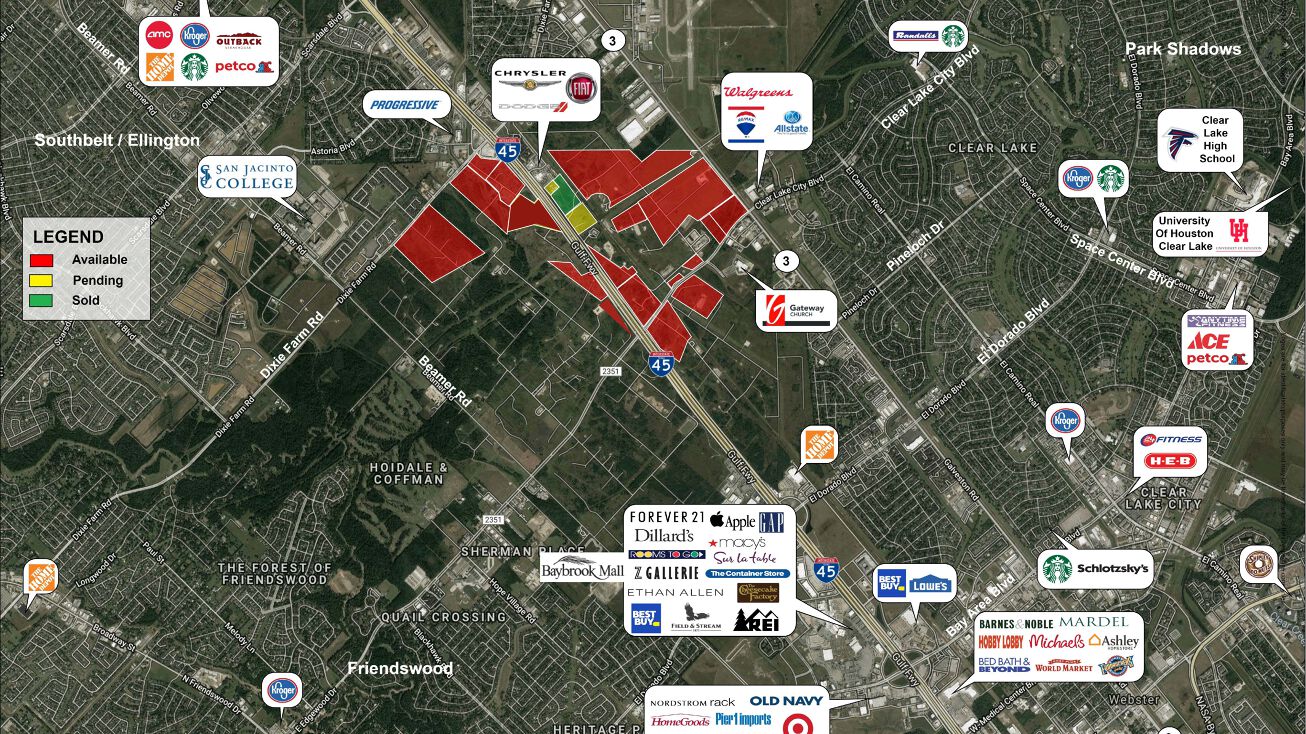 FM 2351 and Gulf Freeway, Houston, TX 77598 | Crexi.com