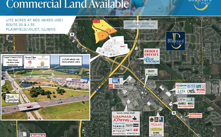 NWC Route 30 & I-55, Plainfield, IL 60586 | Crexi.com