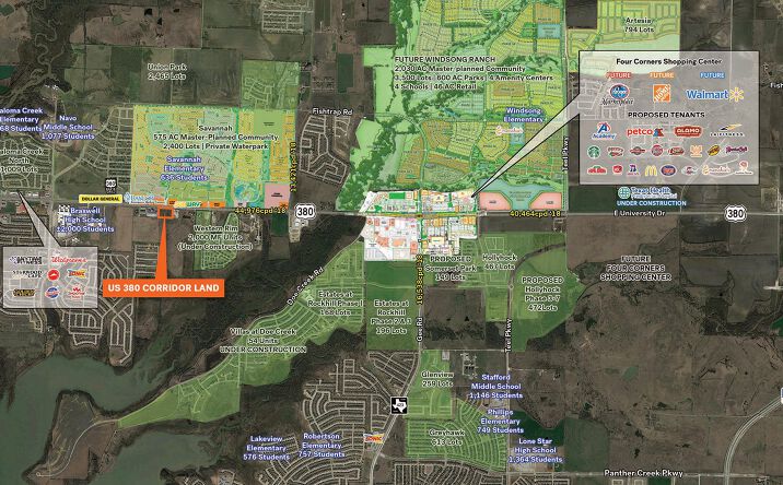 SEQ & SWQ US 380 & MAGNOLIA BLVD Little Elm TX 75068 | Crexi.com