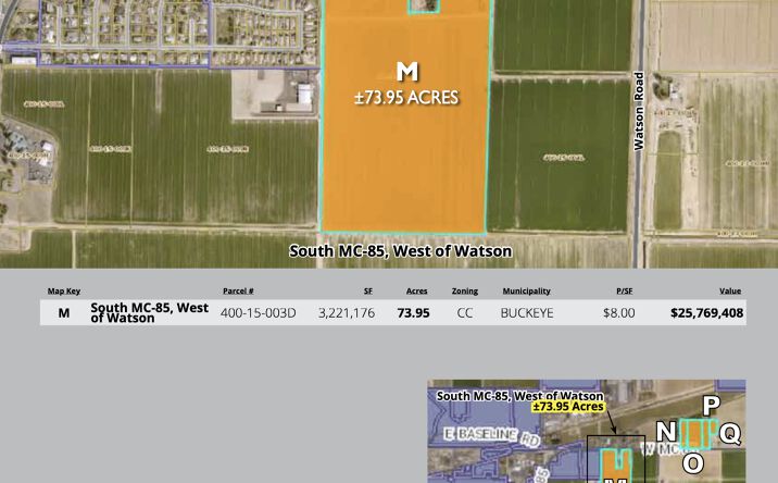 South MC-85, West of Watson, Buckeye, AZ 85326 | Crexi.com