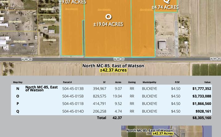 NORTH MC-85, E OF WATSON Buckeye AZ 85326 APN ...