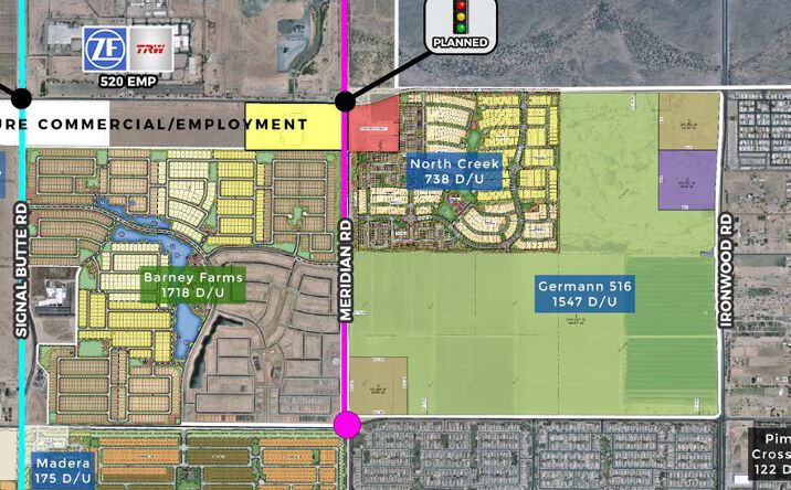 Meridian Rd & Germann Rd, Queen Creek, AZ 85140 - Retail Property for ...