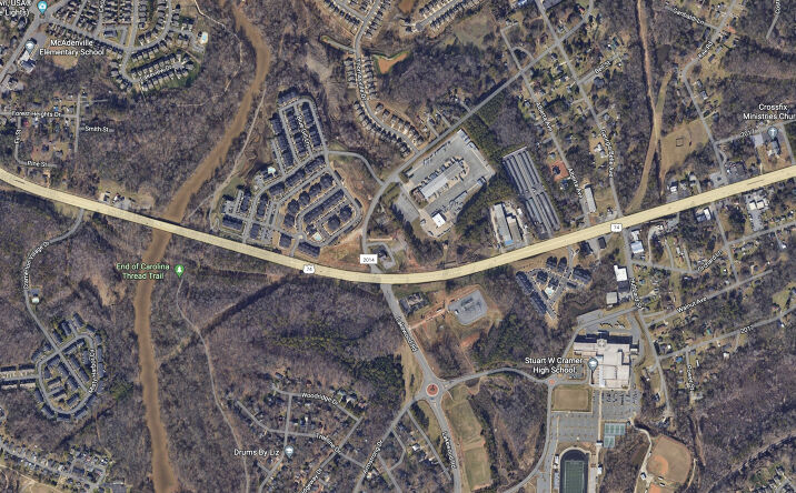 NW of Wilkinson Boulevard and Peach Orchard Road, Cramerton, NC 28012 ...