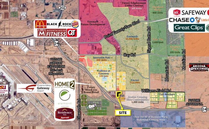 Nec Williams Field Rd & Crismon Rd, Mesa, AZ 85212 - Land for Sale ...