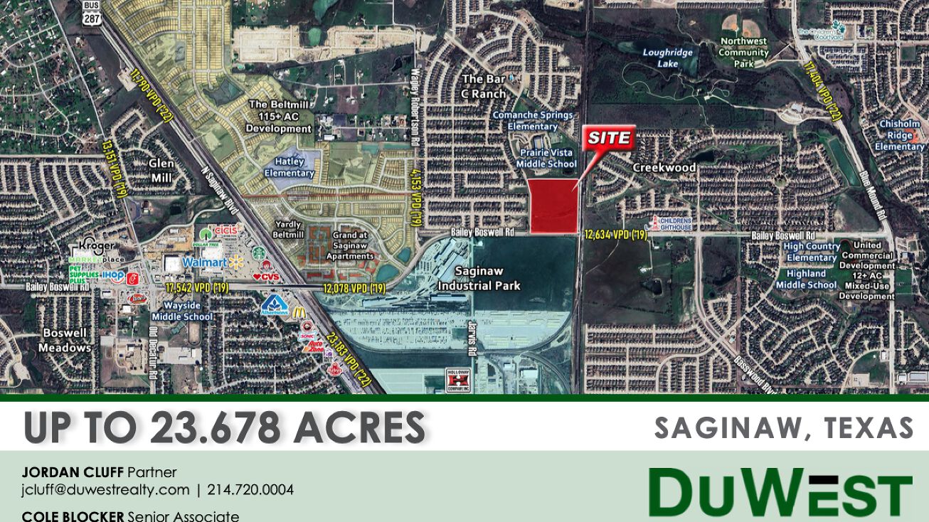 NEC Bailey Boswell Rd & Comanche Springs Dr, Saginaw, TX 76179 | Crexi.com
