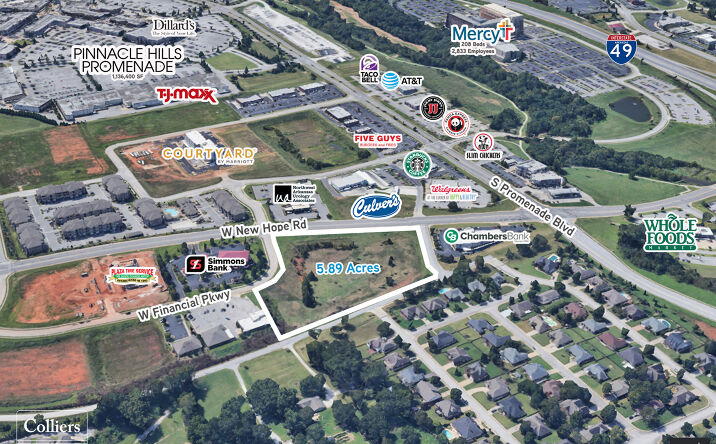 Pictures of Land property located at W New Hope Rd, Rogers, AR 72758 ...