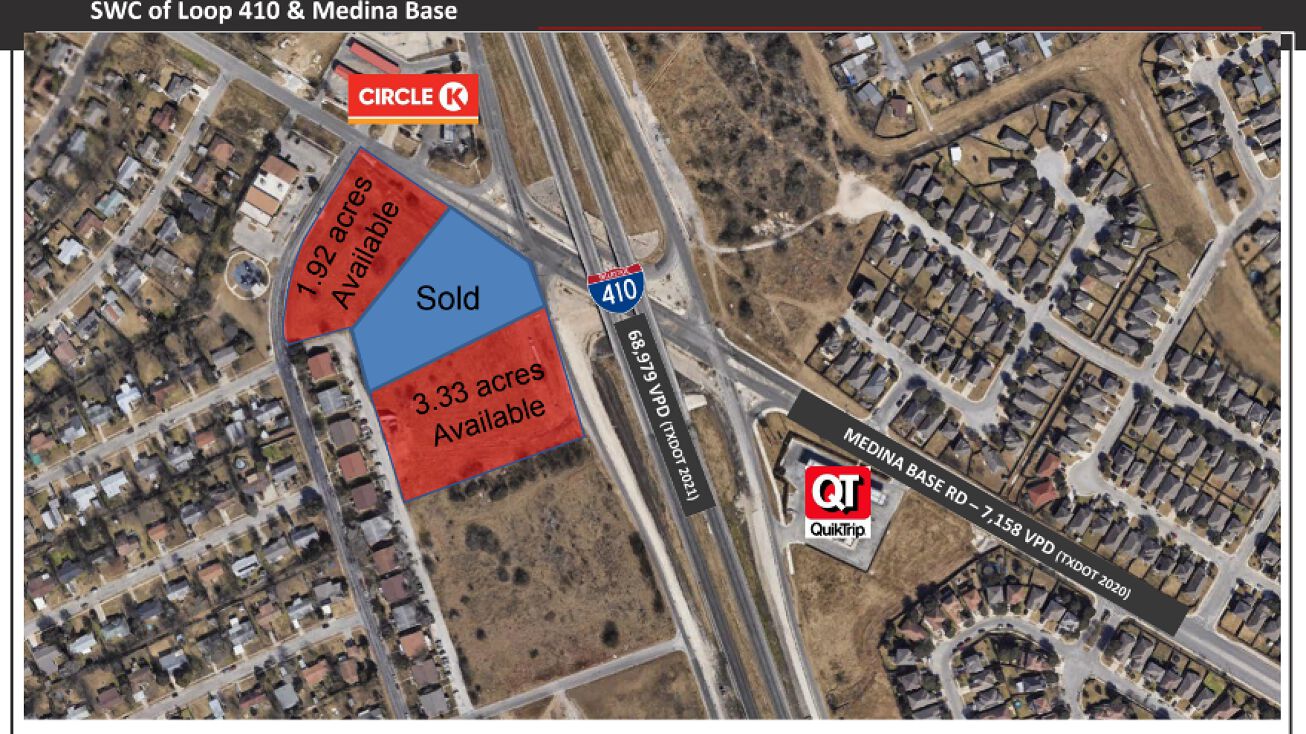 Southwest Loop 410 & Medina Base Road, San Antonio, TX 78227 | Crexi.com