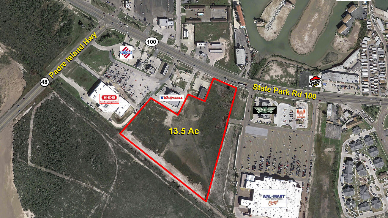 TX-100, Port Isabel, TX 78578 - Land for Sale - Hwy 100 (13.5 Ac) (P.I.)