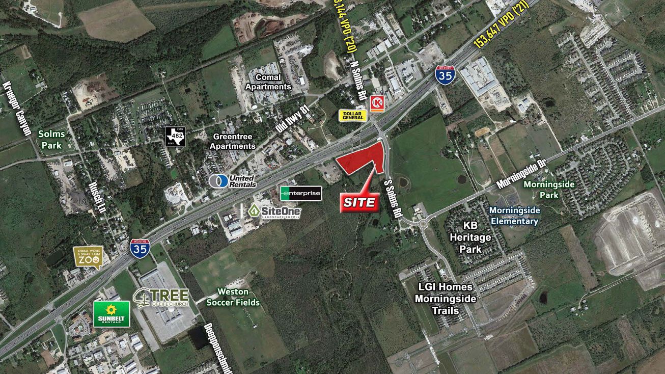 IH 35 N Service Road & S. Solms Rd., New Braunfels, TX 78130 | Crexi.com