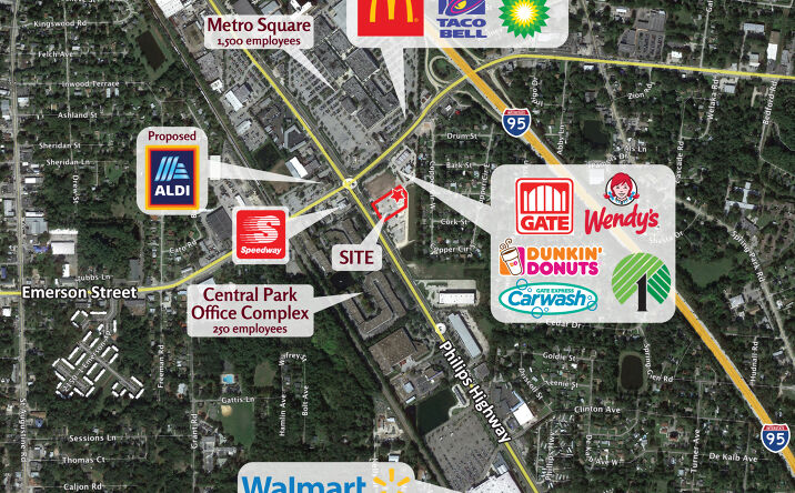 3708 PHILIPS HWY Jacksonville FL 32207-6829 APN: 126073-0010 | Crexi.com