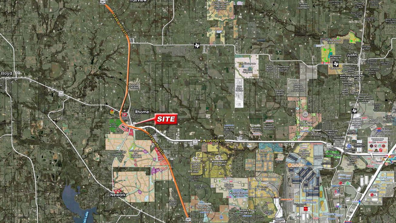 SEC - U.S. 287 & Ellis Ln, Rhome, TX 76078 - Land for Sale - SEC - U.S ...