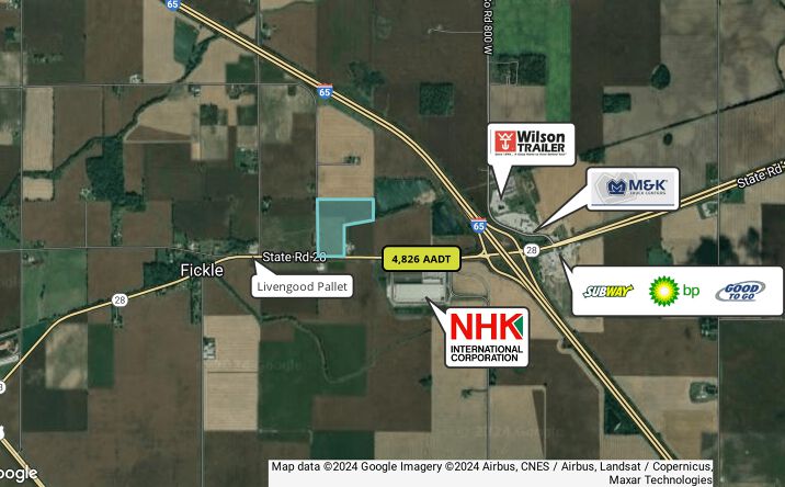 W. SR 28 & I-65, Frankfort, IN 46041 | Crexi.com