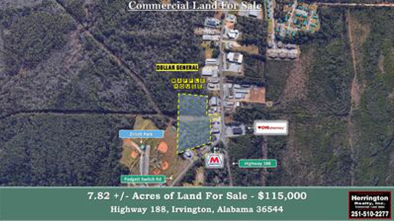 AL-188, Irvington, AL 36544 | Crexi.com