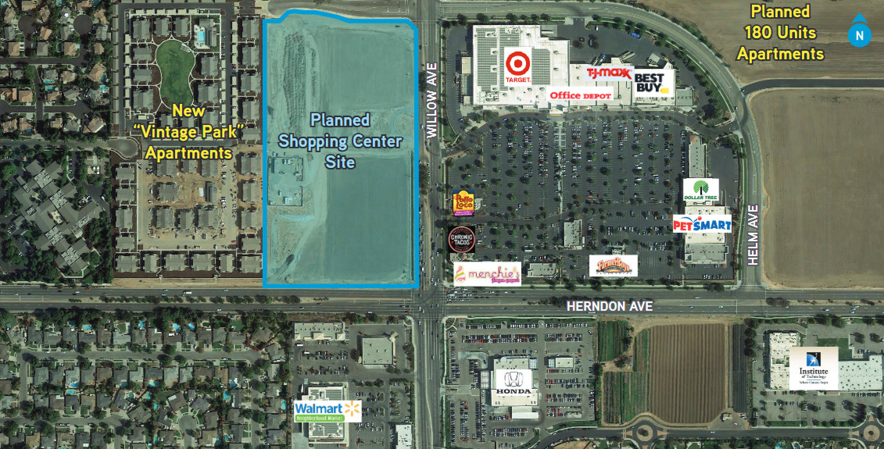 NWC Herndon & Willow Avenues, Fresno, CA 93612 | Crexi.com
