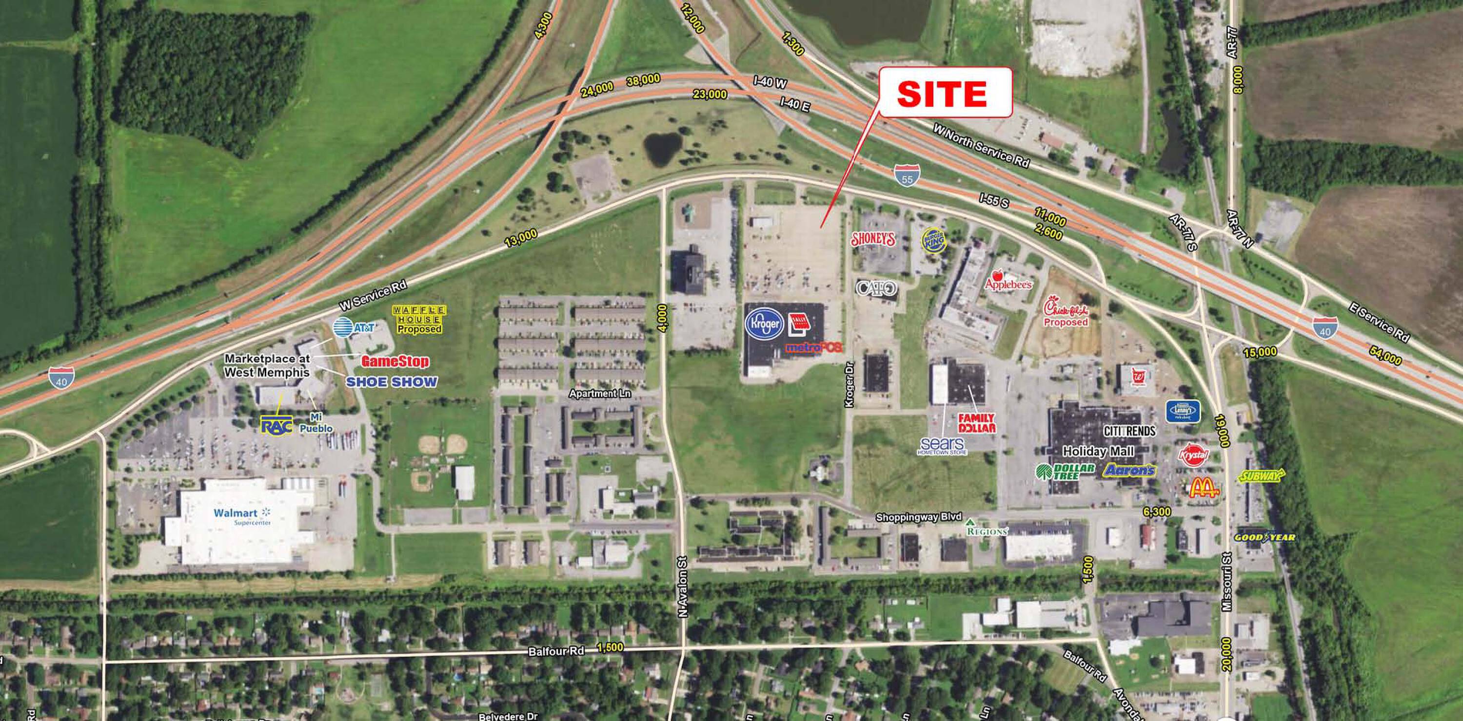 West Service Rd, West Memphis, AR 72301 | Crexi.com