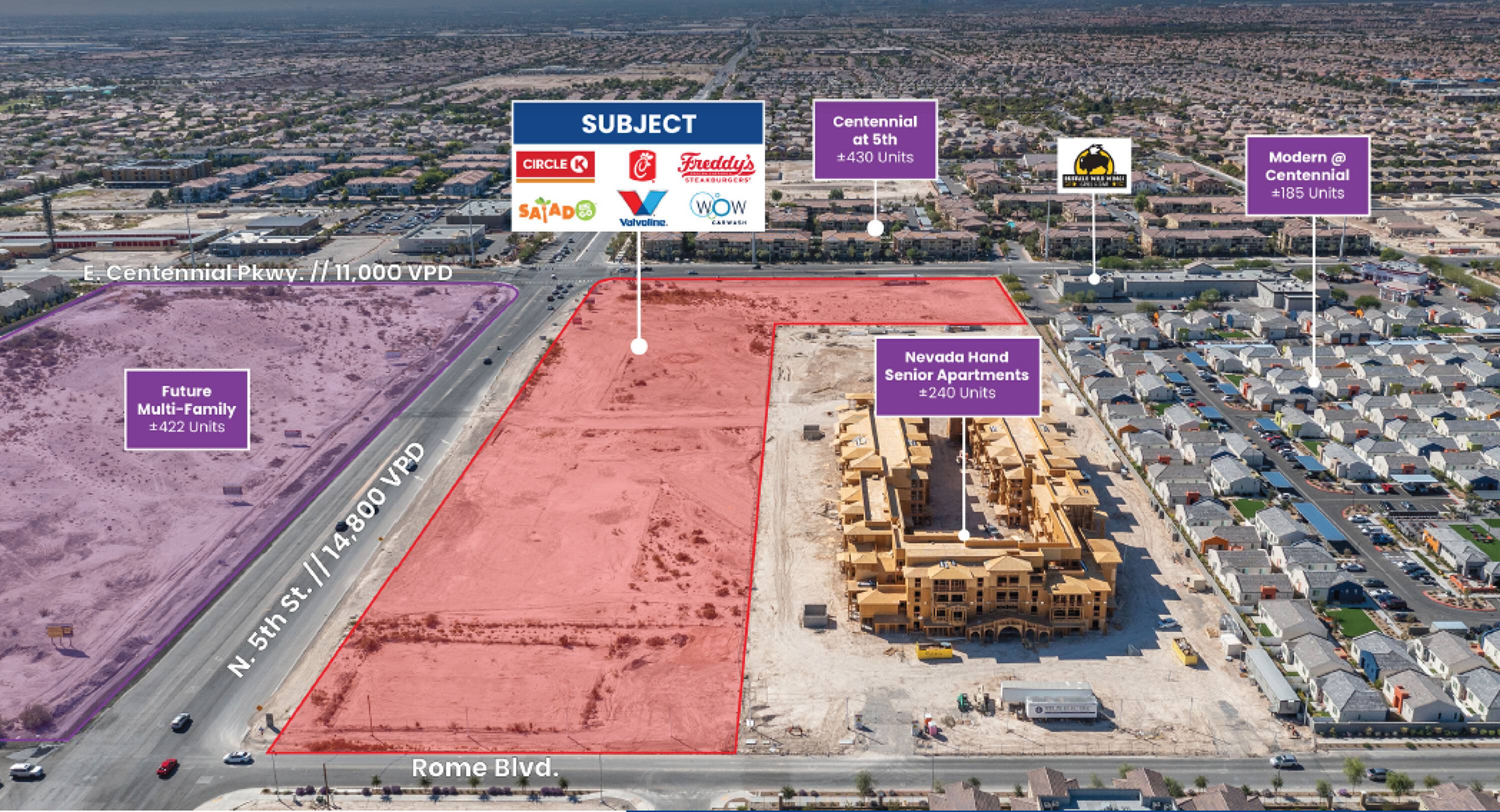 NWC Centennial & 5th Street, North Las Vegas, NV 89084 | Crexi.com