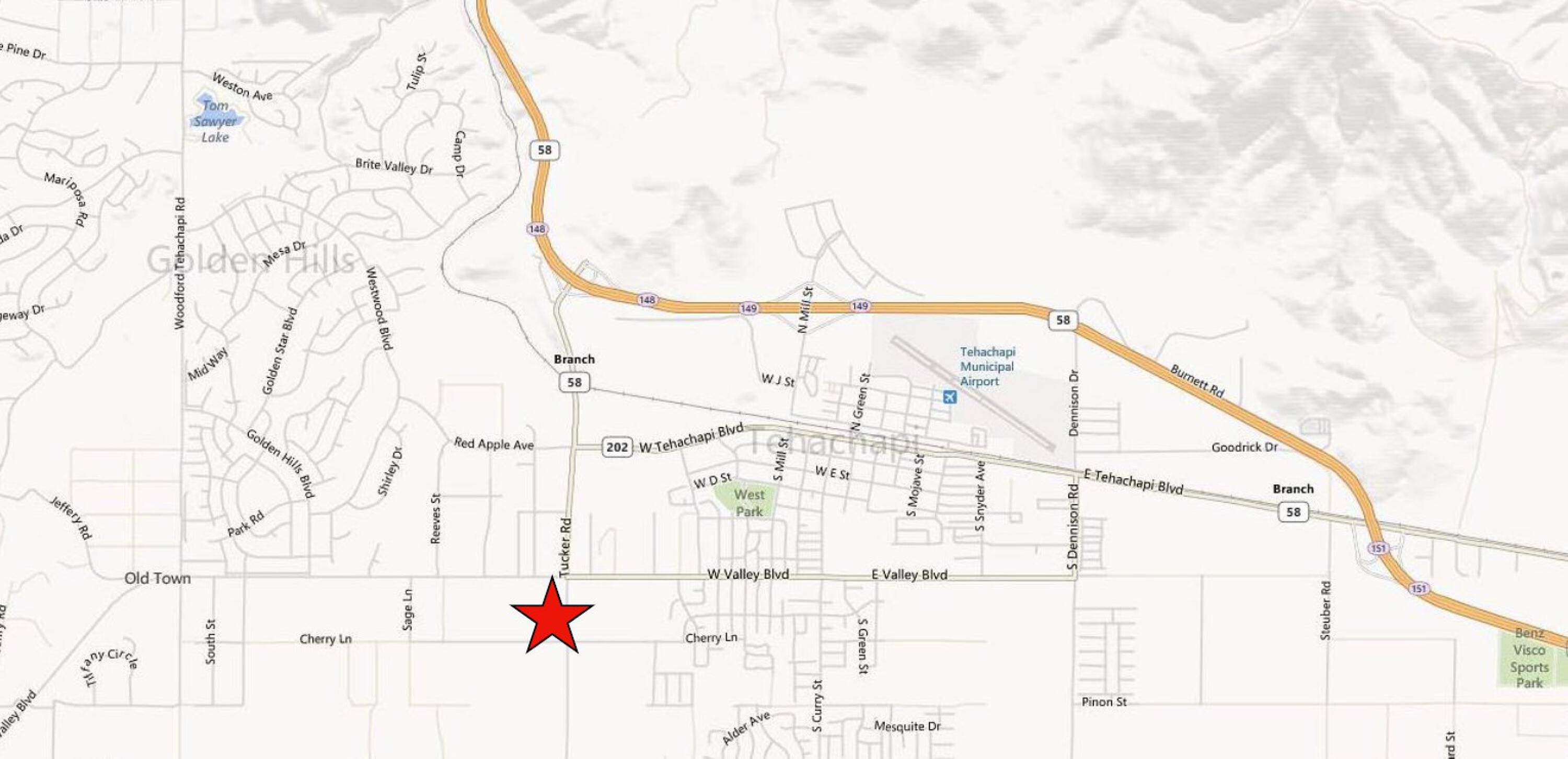 SWC Tucker Road and Highway 202, Tehachapi, CA 93561 | Crexi.com