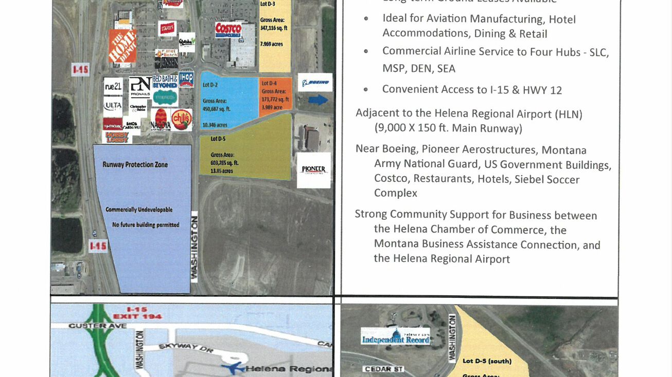 2850 Mercer Lp, Helena, MT 59602 - Land for Lease - Helena Regional Airport