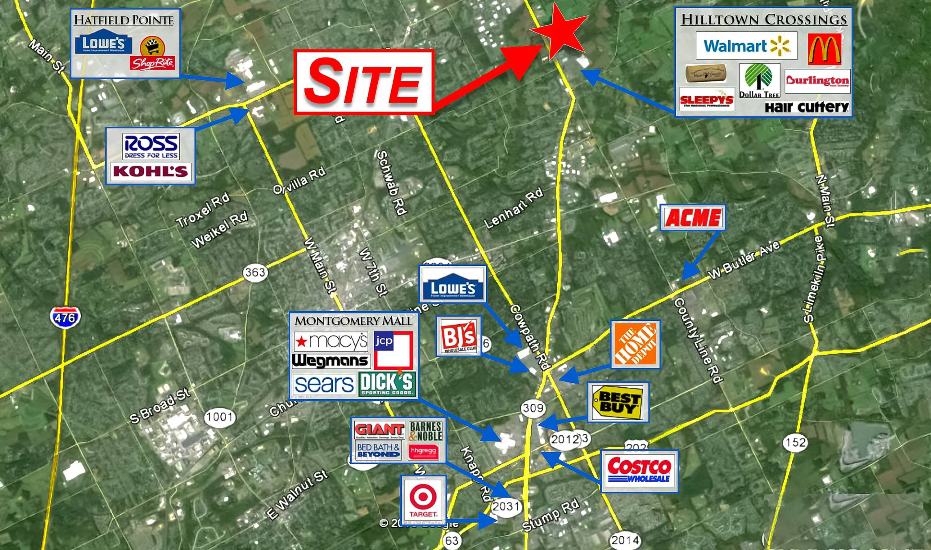 1691-1699 N Bethlehem Pike (Rt. 309), Hatfield, PA 19440 | Crexi.com