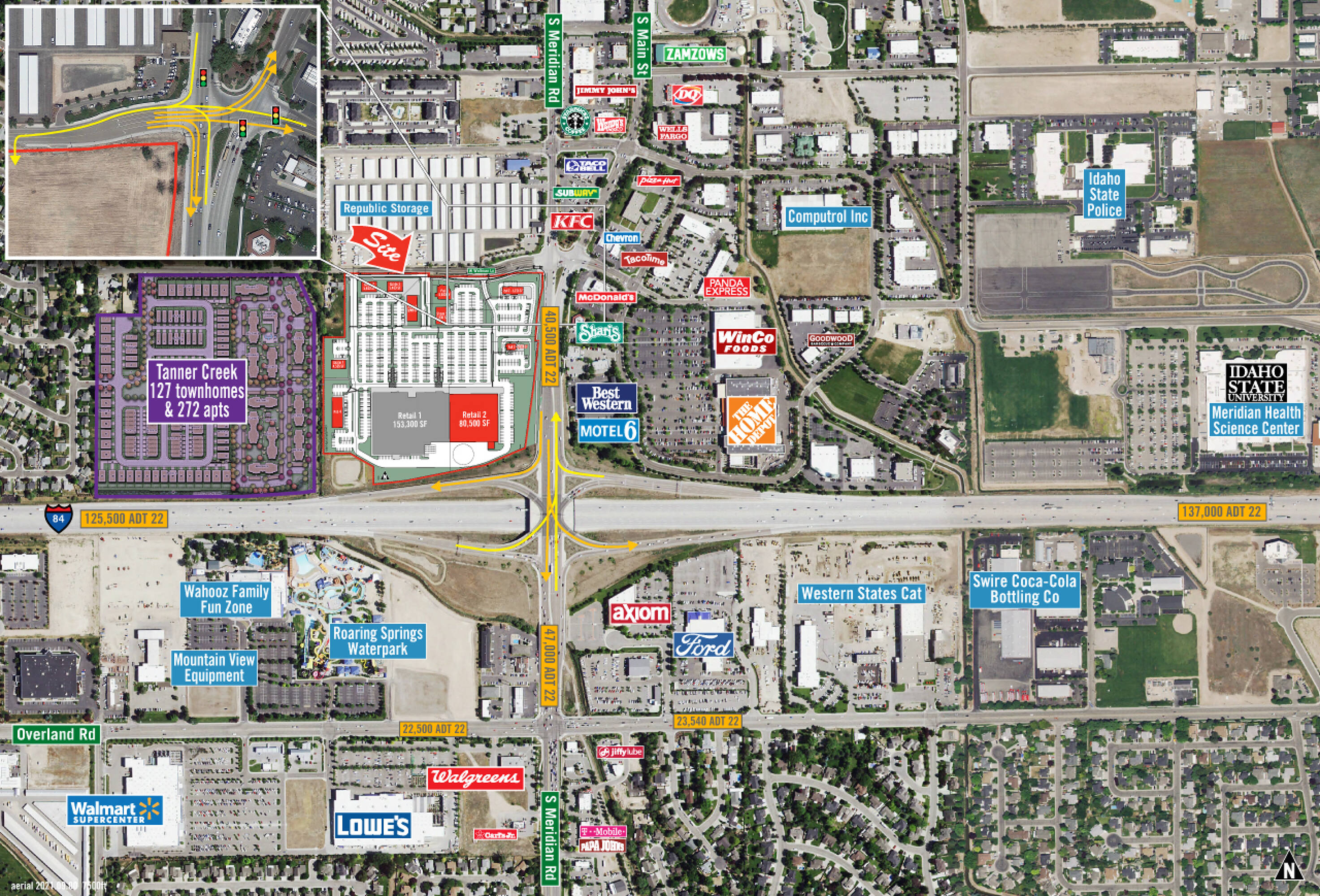 I-84 & Meridian Rd, Meridian, ID 83642 | Crexi.com